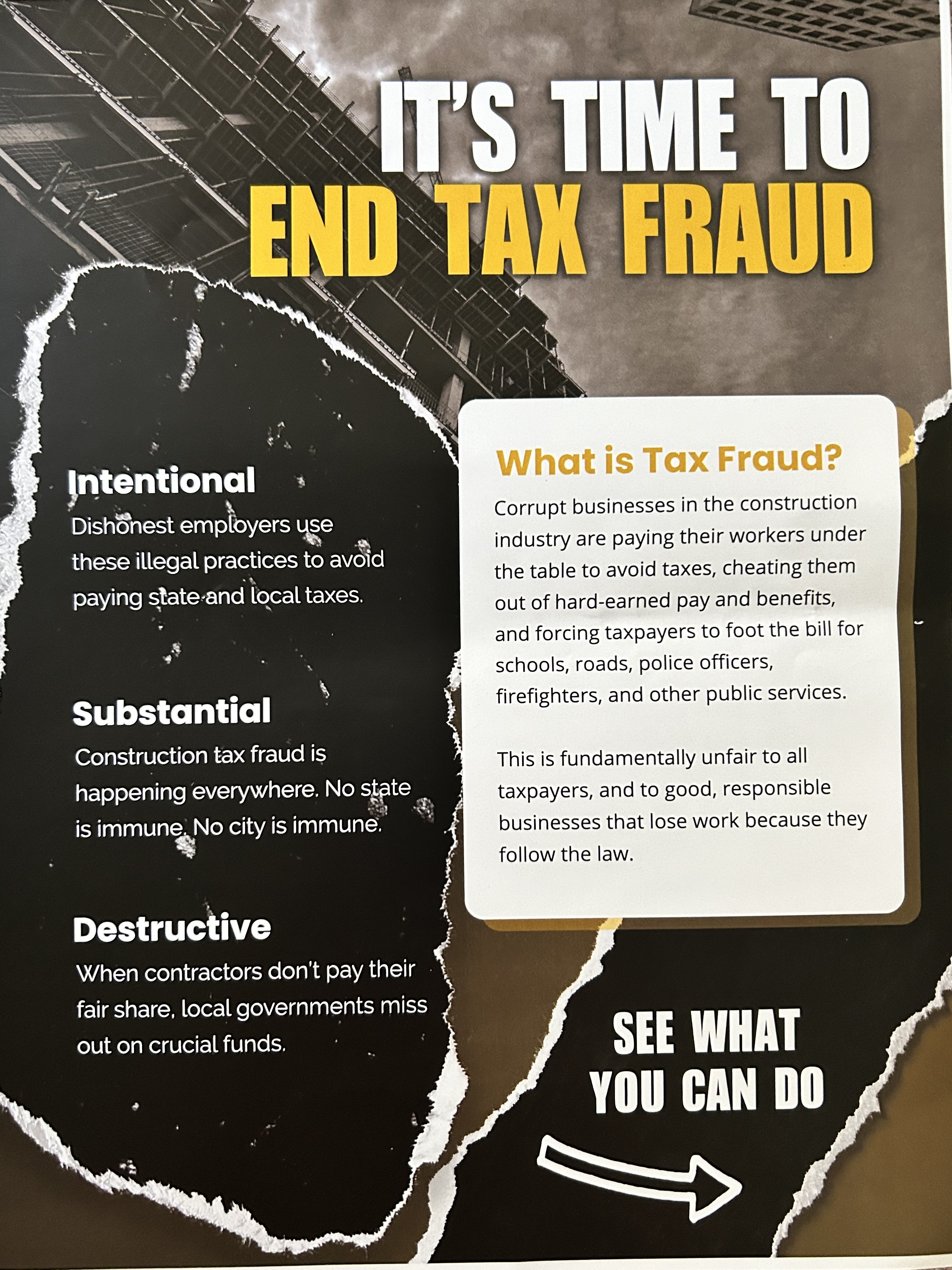End tax fraud in the construction industry – BARBARA DOMER: Valparaiso ...